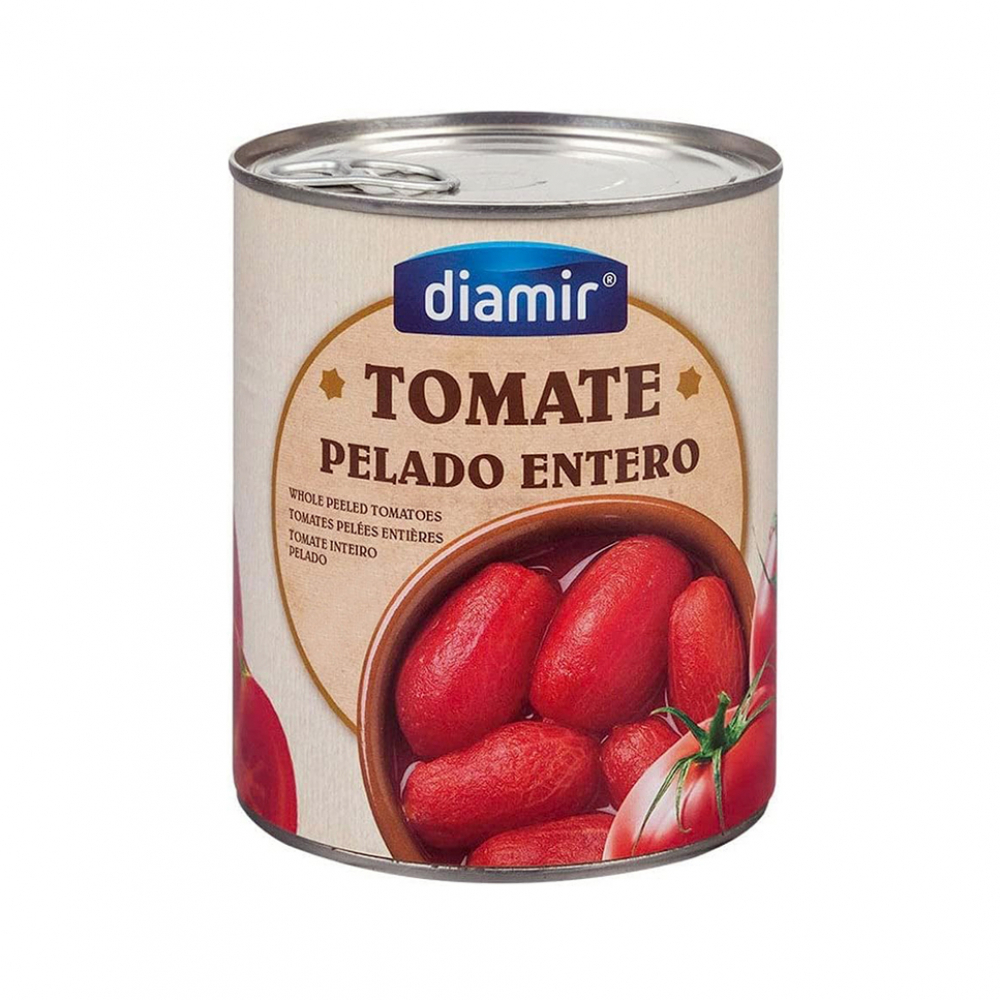 Mercatoria - Tomate pelado entero Diamir (2.5 kg / 5.51 lb)