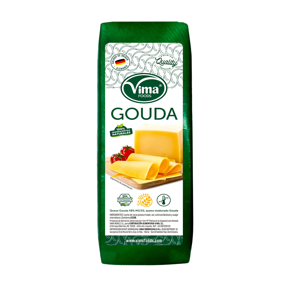 Vima Foods Gouda cheese (3 kg / 6.61 lb) | Online Agency to Buy and ...