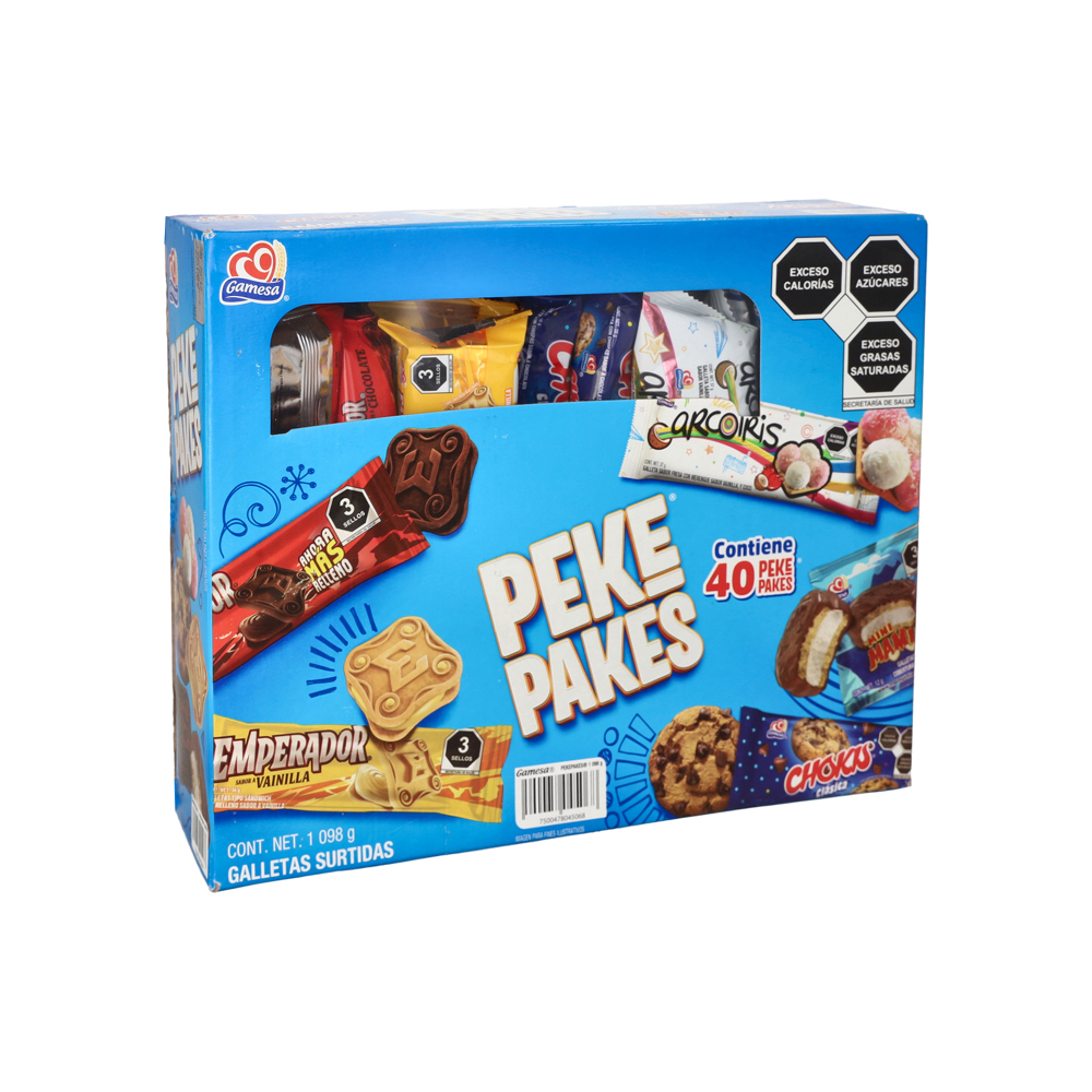 Galletas surtidas Peke Pakes Gamesa (1.098 kg / 2.42 lb ...