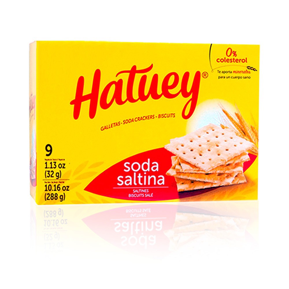 Galletas soda saltina Hatuey (288 g / 10.16 oz) | Supermarket23 es una ...