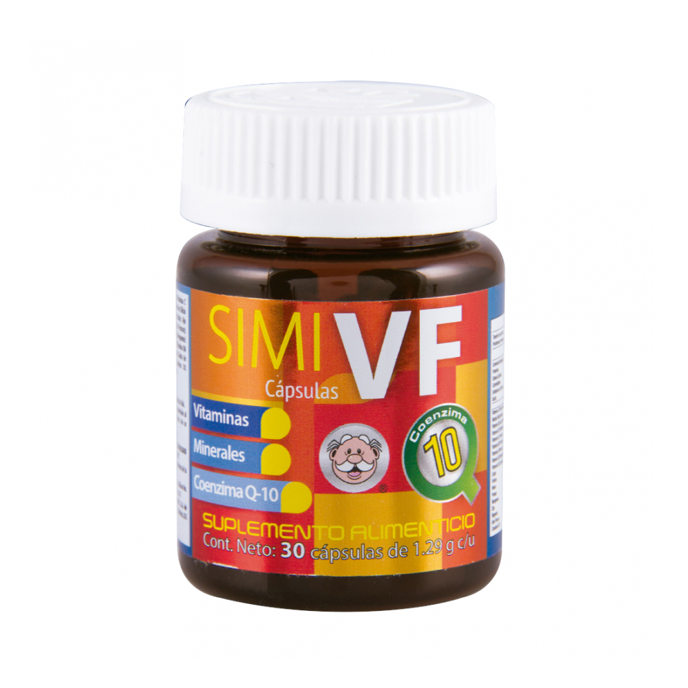 Simi VF. Vitaminas + Minerales + Coenzima Q-10 (30 cápsulas ...