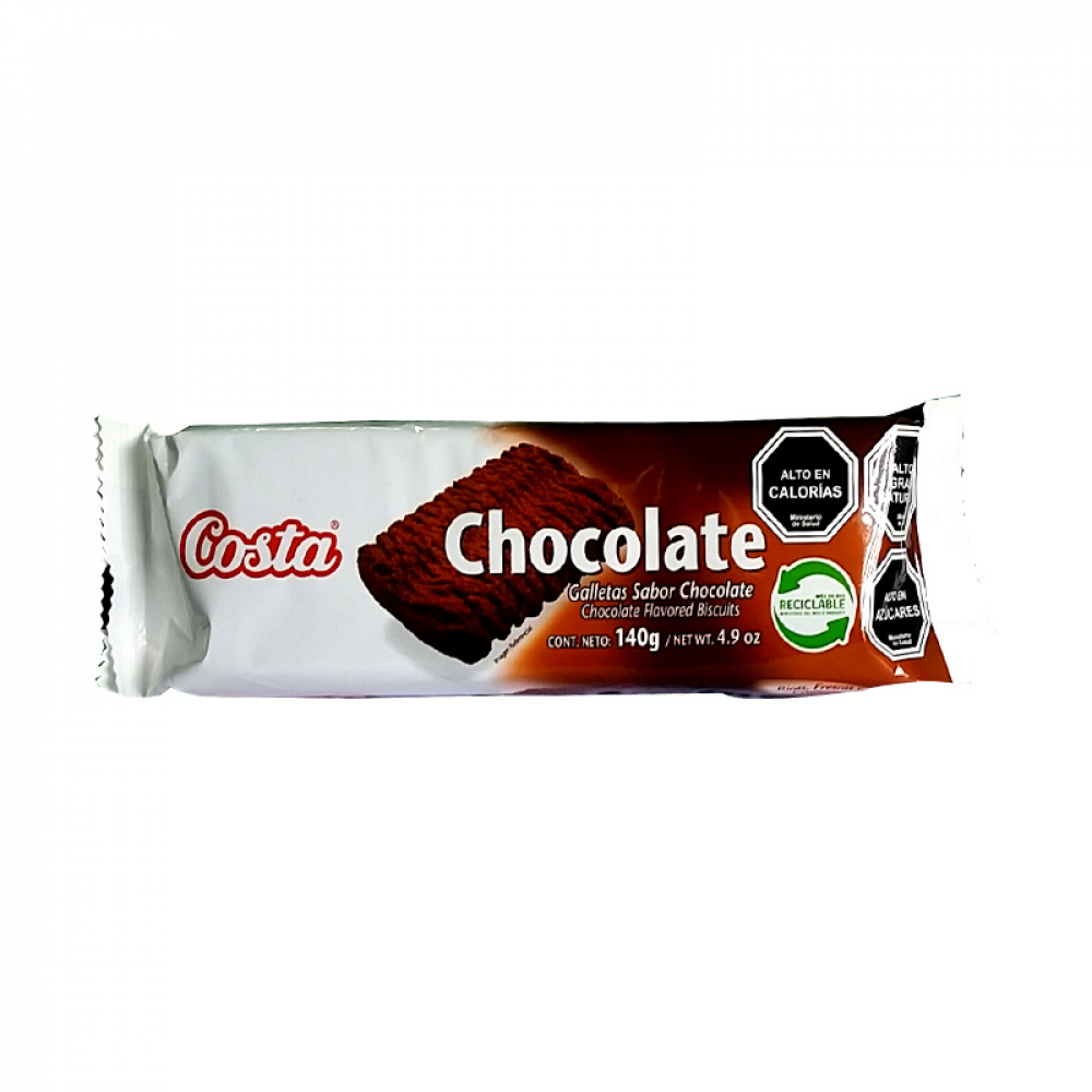 Galletas sabor a chocolate Costa (140 g / 4,9 oz) | Supermarket 23 es ...