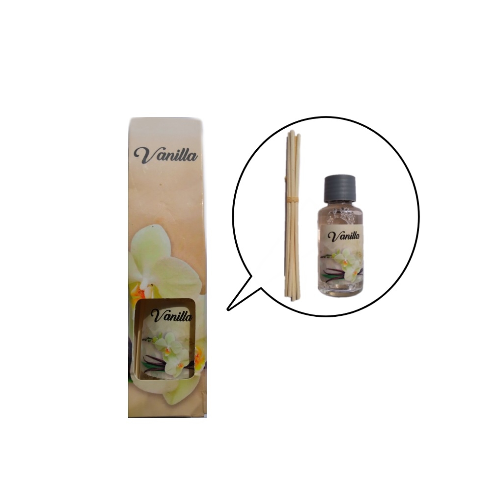 Aromatizante de vainilla en frasco + 5 varas (30 ml / 1.1 oz ...