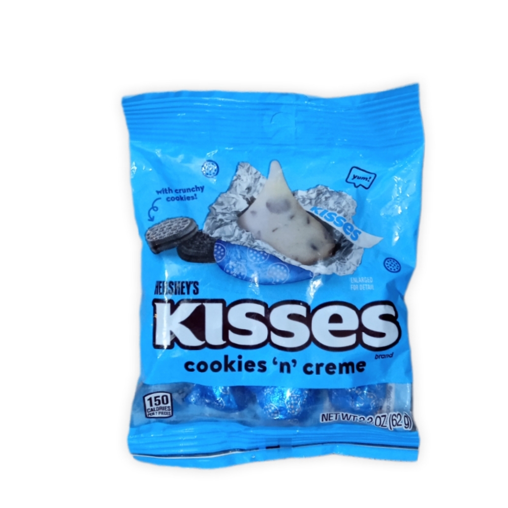 Bombones de chocolate blanco con galletas Kisses (62 g / 2.2 oz ...