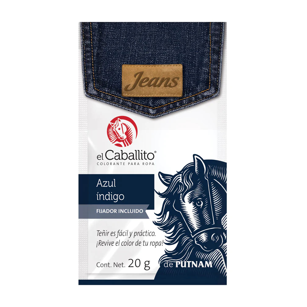 Colorante para ropa azul índigo El Caballit... $3.12 en Cuba | Nercado