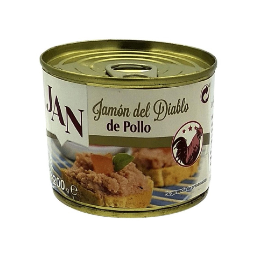 Jamón del diablo de pollo Jan (200 g / 7.05 oz) | Supermarket23 es una ...