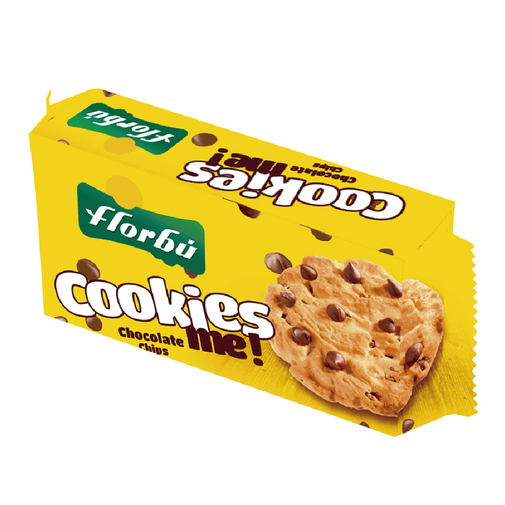 Florbú cookies with chocolate chips (93 g / 3.28 oz) | Online Agency to ...