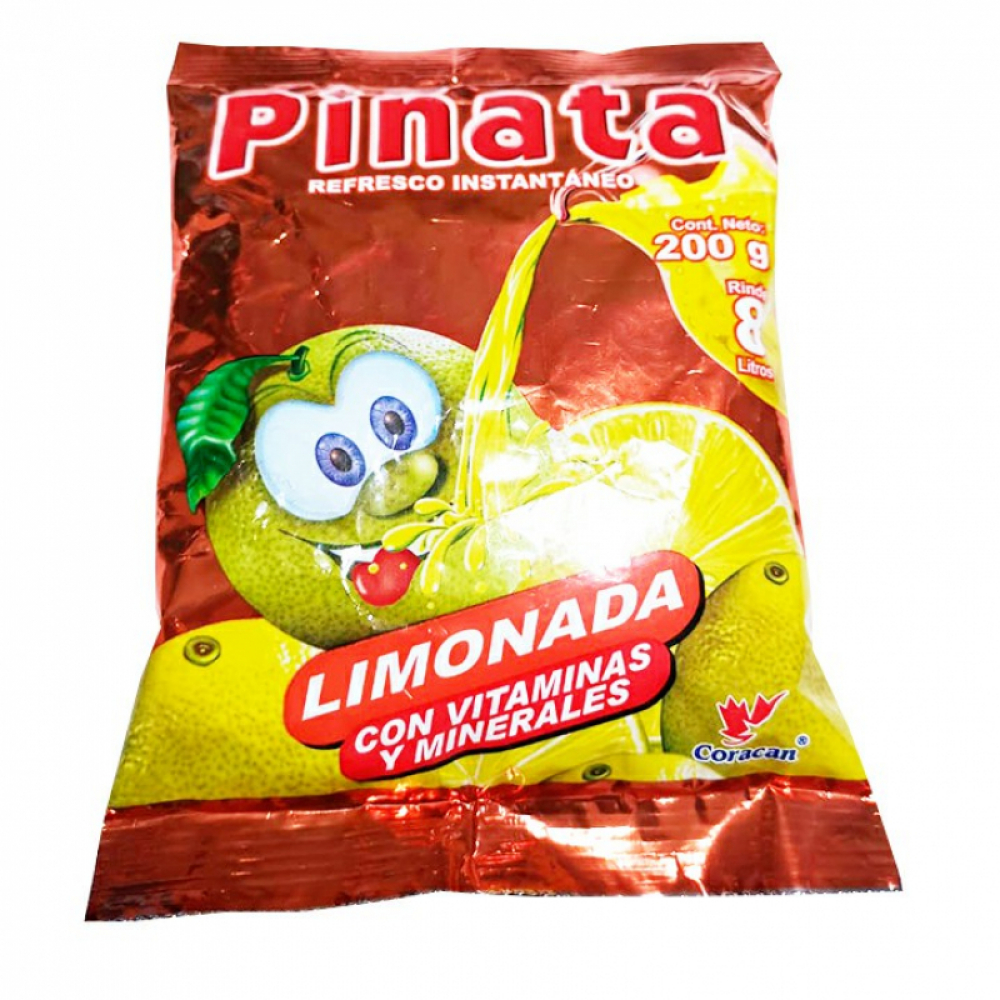 Piñata Lemonade flavor instant soda (200 g / 7 oz) | Online Agency to ...