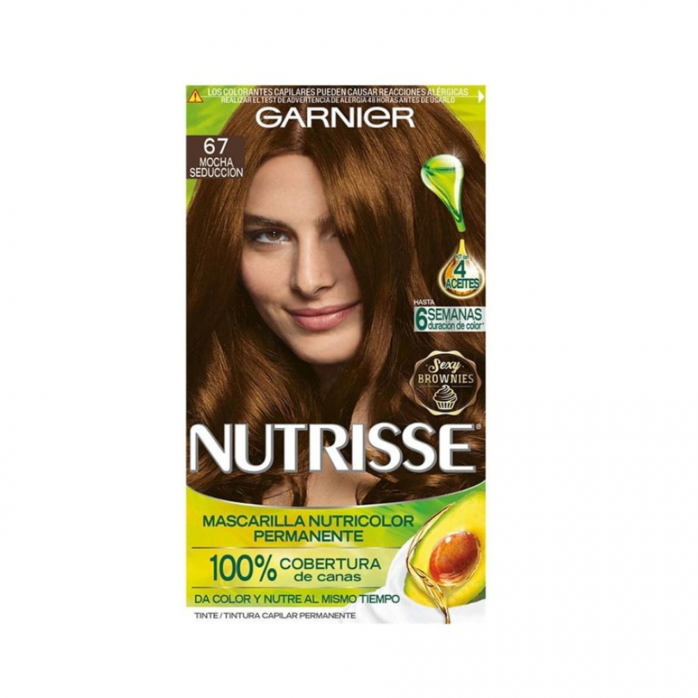 Tinte para cabello No.67 Mocha Seducción Garnier Nutrisse | Supermarket ...