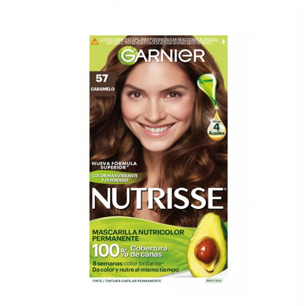 Tinte para el cabello No.57 caramelo Nutrisse Garnier | Supermarket 23 ...