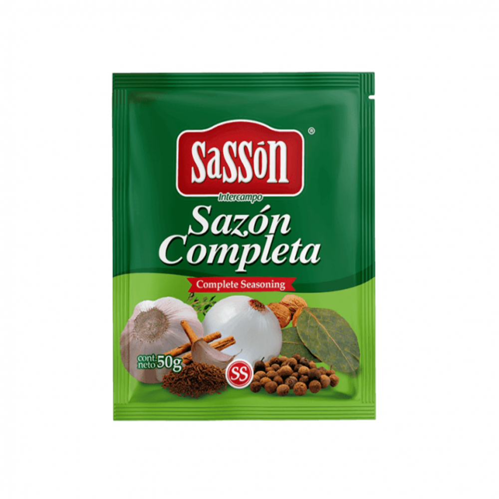 Sazonador completo Sassón (50 g / 1.76 oz) | Supermarket 23 es una ...