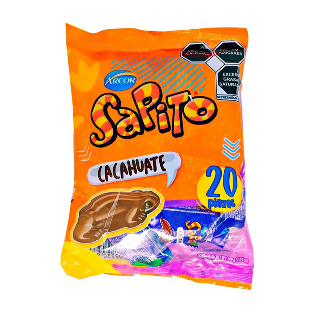 Sapito de chocolate relleno con cacahuate Arcor (200 g / 7 oz ...