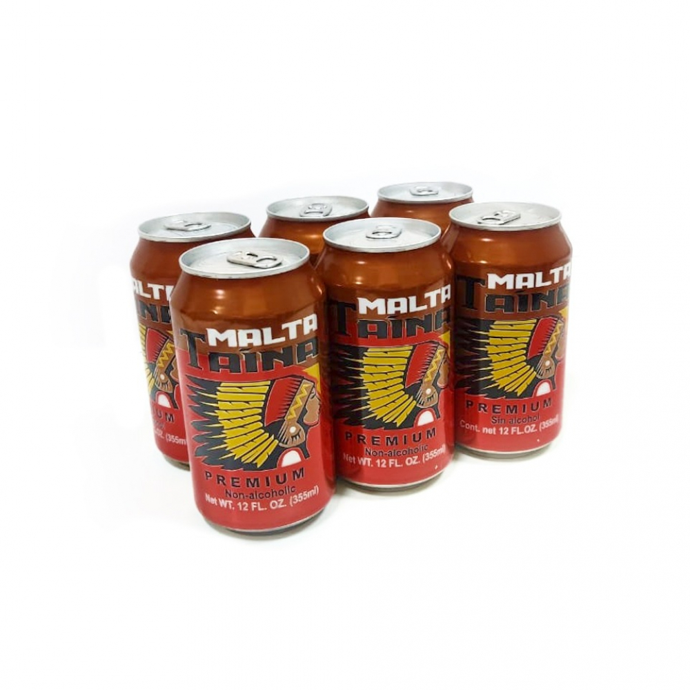 Malta Taína premium (6 x 355 ml / 12 oz) | Supermarket 23 es una Tienda ...