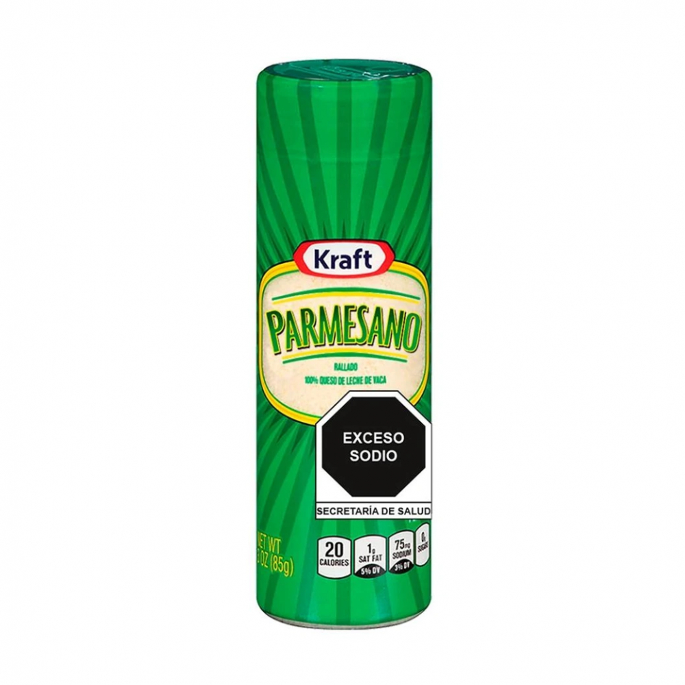 Kraft grated Parmesan cheese (85 g / 2.99 oz) | Online Agency to Buy ...