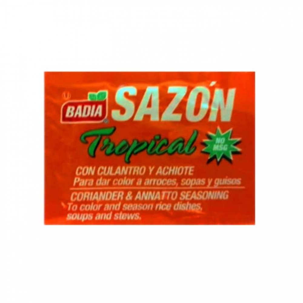 Tropical seasoning with cilantro and achiote Badia (5 g) | Online ...