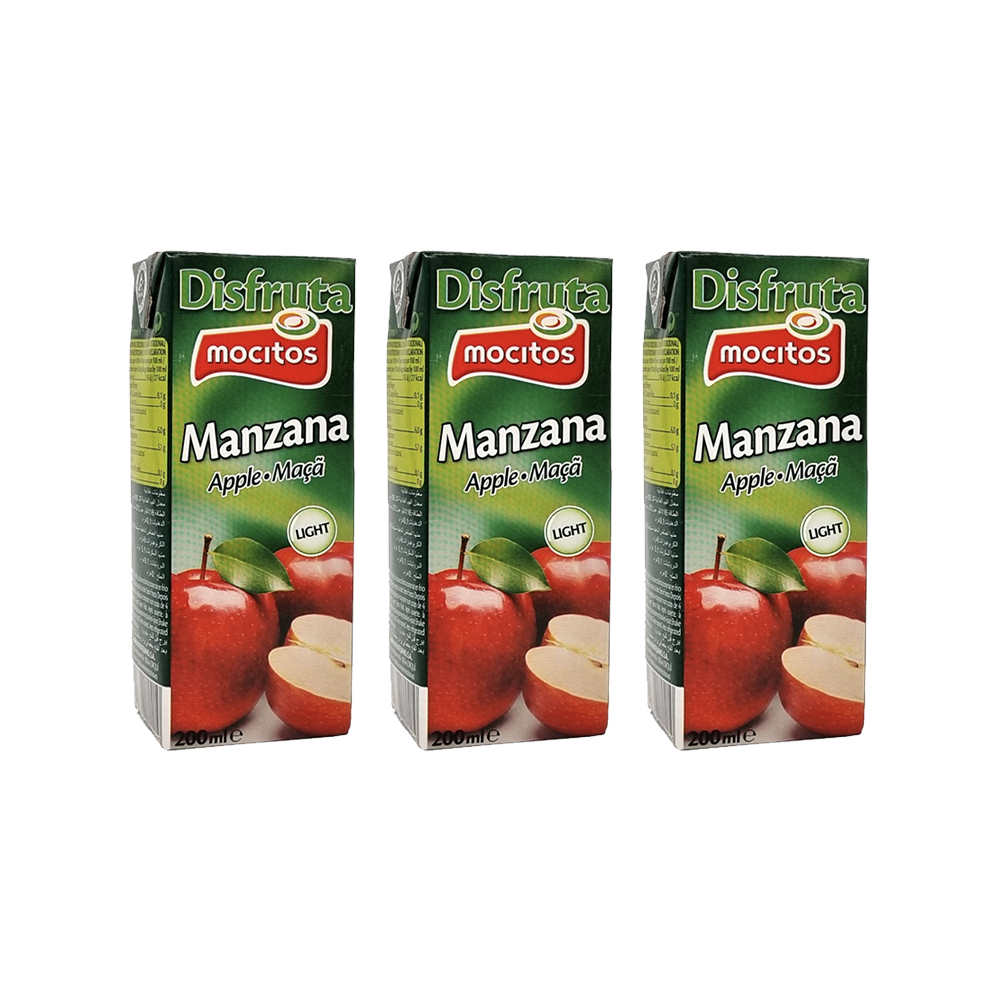 Jugo de manzana Mocitos (3 x 200 ml) | Supermarket 23 es una Tienda ...