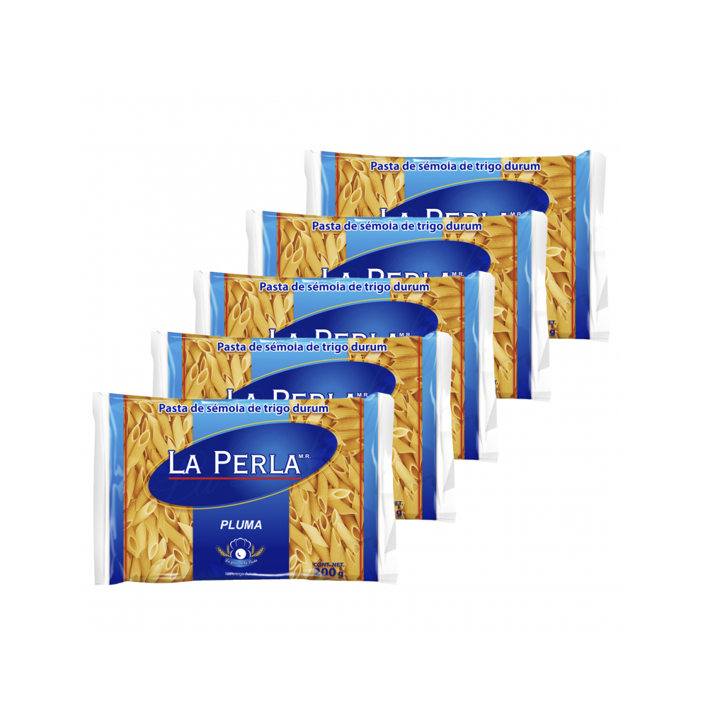 Pasta pluma La Perla (5 x 200 g / 7.05 oz) | Supermarket 23 es una ...
