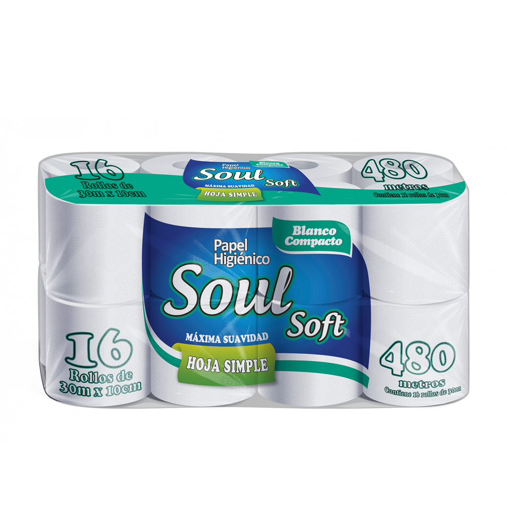 Papel sanitario Soul soft (16 U) | Supermarket 23 es una Tienda para ...
