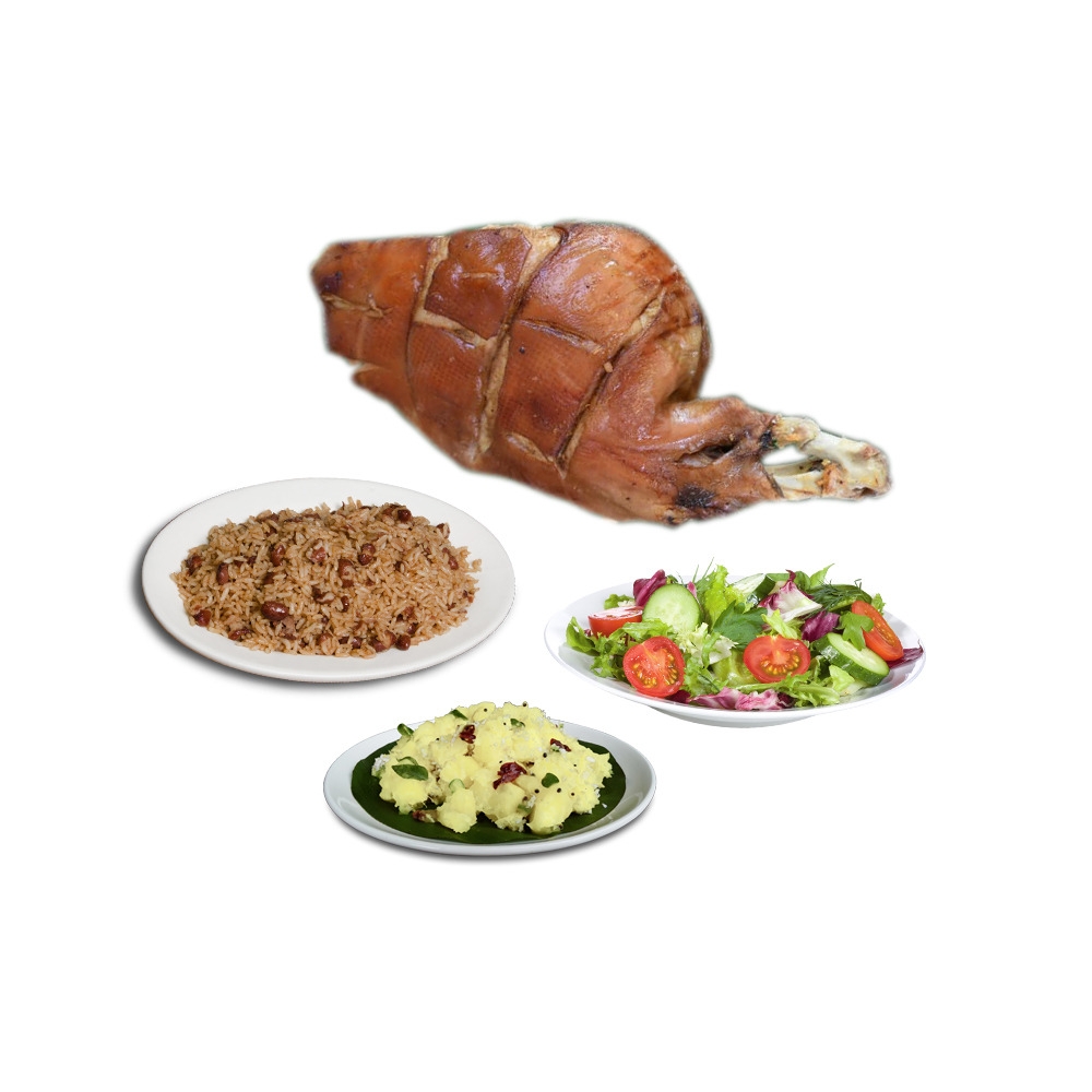 Roasted pork leg + side dishes (20 people) | Online Agency to Buy and ...