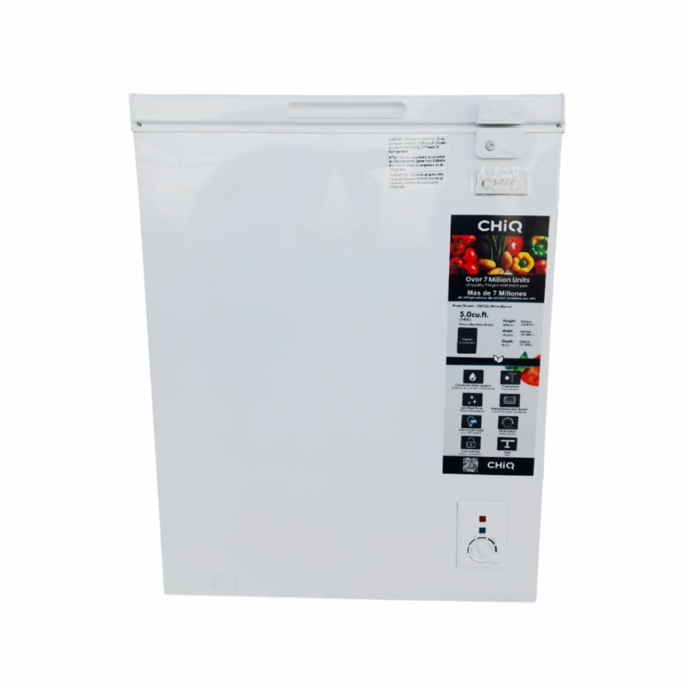 Nevera horizontal de 5 cu.ft CHIQ CQFC05ZC1Q1GW | Supermarket 23 es una ...