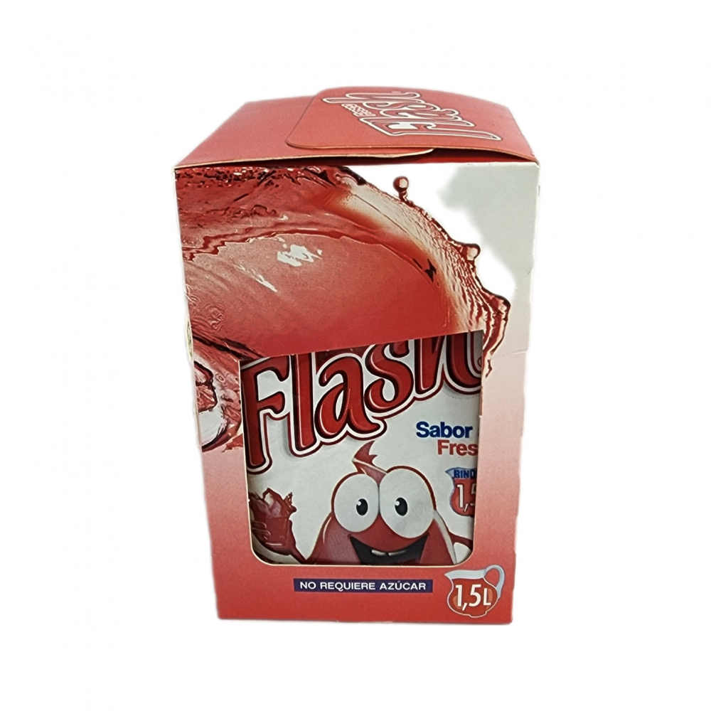 Refresco en polvo sabor fresa Flash (120 g / 4.23 oz) . | Supermarket ...