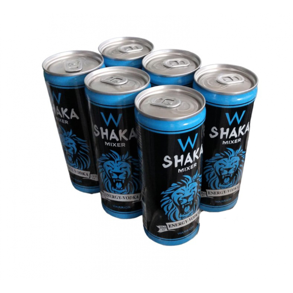 Cóctel energy-vodka Shaka (6 x 250 ml) | Supermarket 23 es una Tienda ...