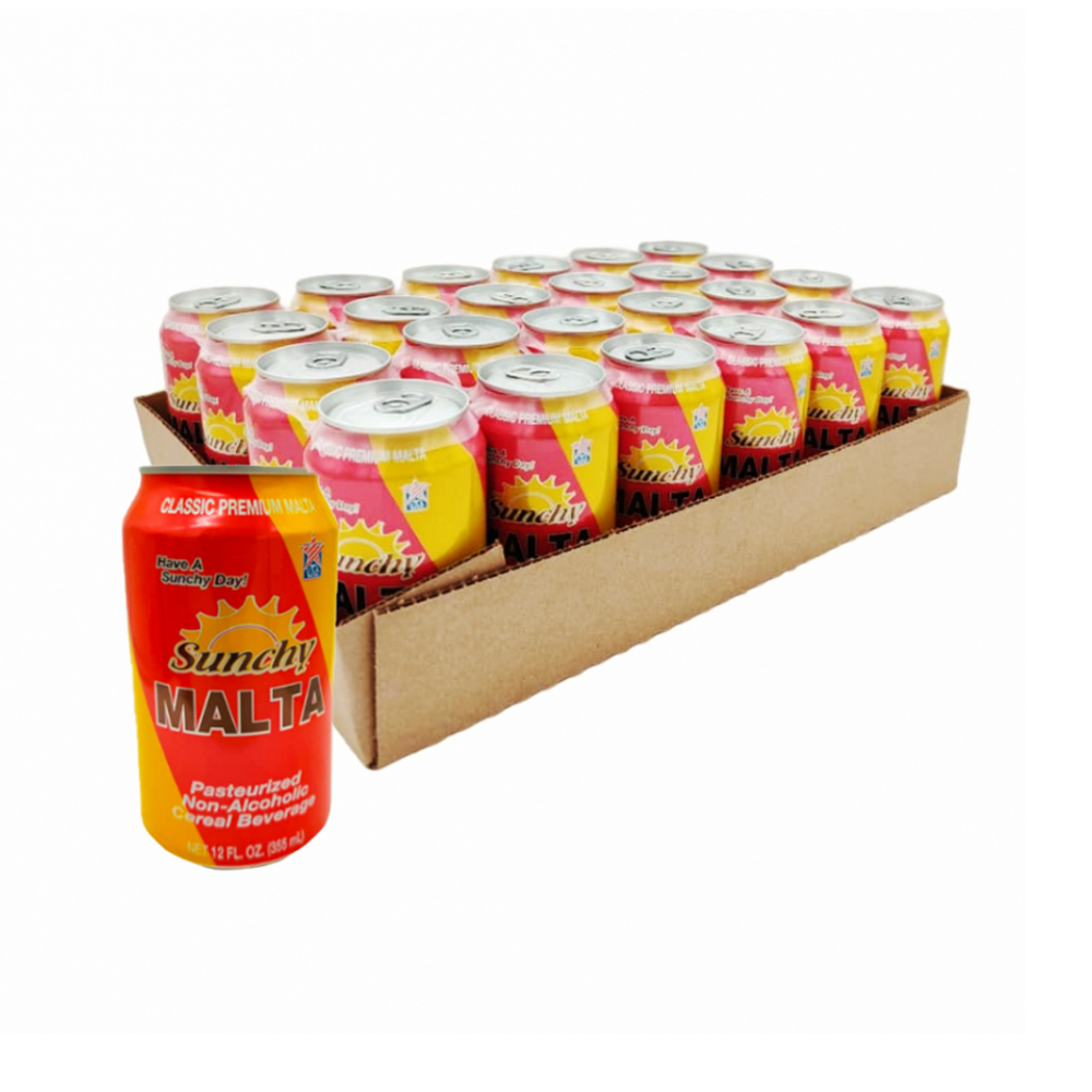 Malta Sunchy (24 x 355 ml) | Supermarket 23 es una Tienda para envíos y ...