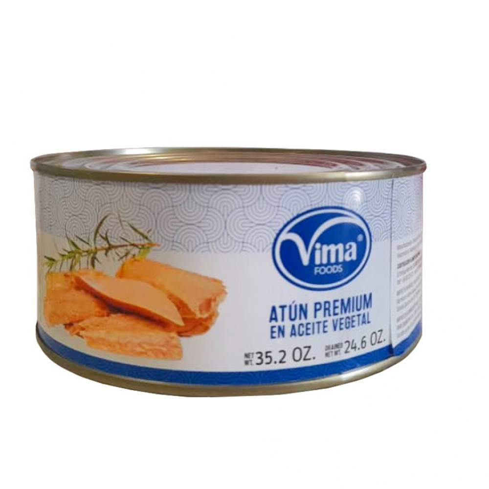 Atún premium en aceite vegetal Vima Foods (1 Kg / 2.2 lb) | Supermarket ...