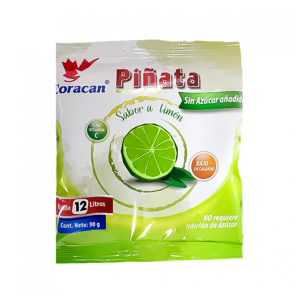 Coracan Piñata lemon flavor instant soft drink (90 g / 3.17 oz ...