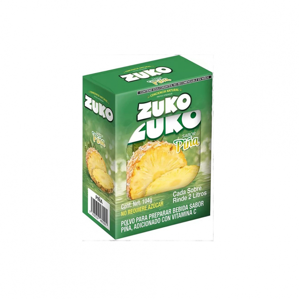 Refresco instantáneo sabor piña Zuko (104 g / 3.66 oz) | Supermarket 23 ...