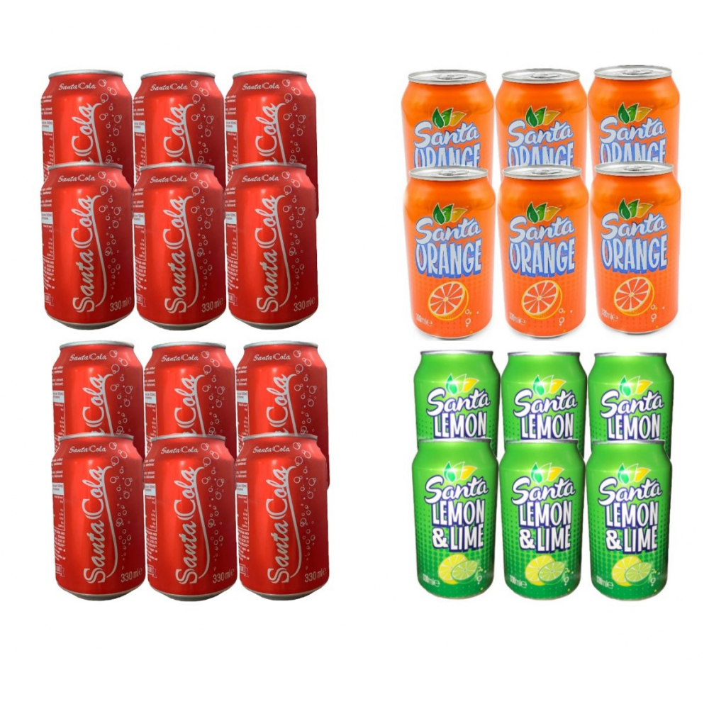 Combo refresco gaseado cola + naranja + limón Santa | Supermarket 23 es ...