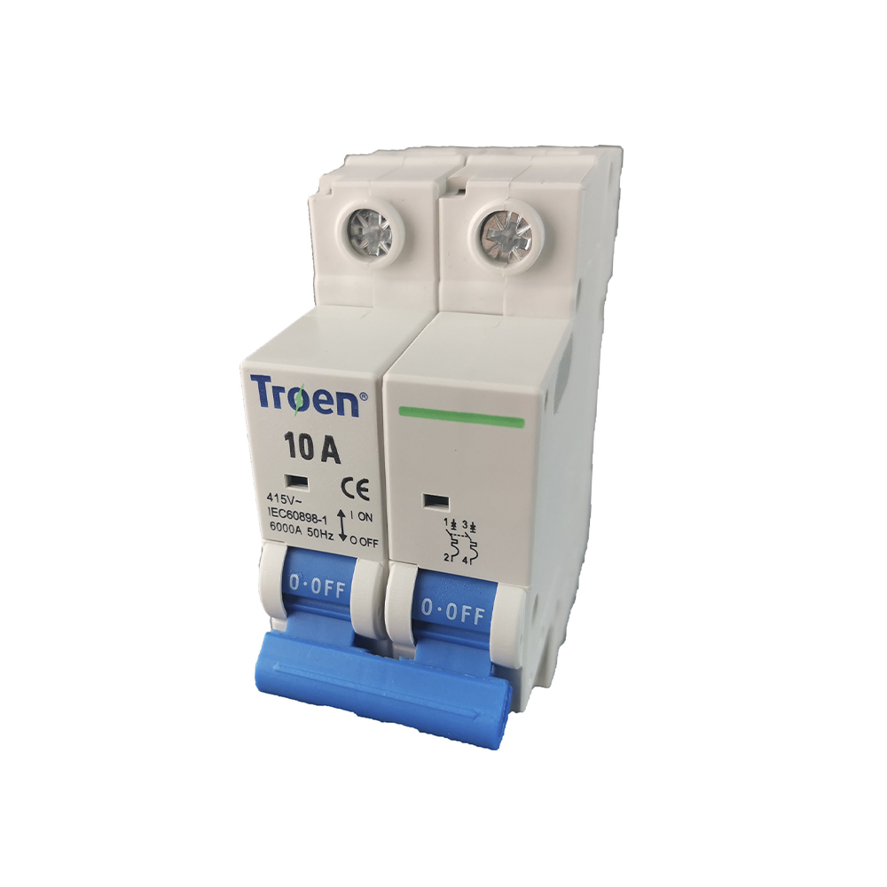 Interruptor termomagnético tipo europeo. Breaker de 10 A 2 polos ...
