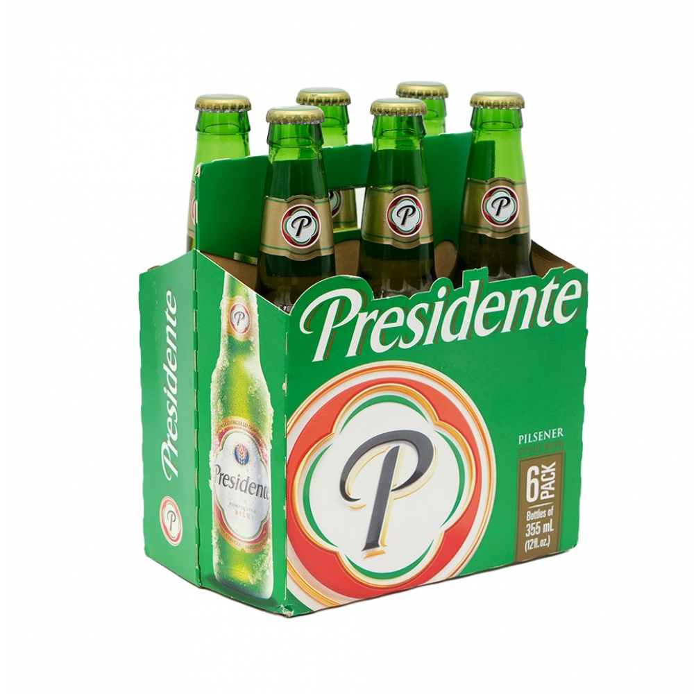 Cerveza de botella Presidente (6 x 355 ml / 12 oz fl) | Supermarket 23 ...