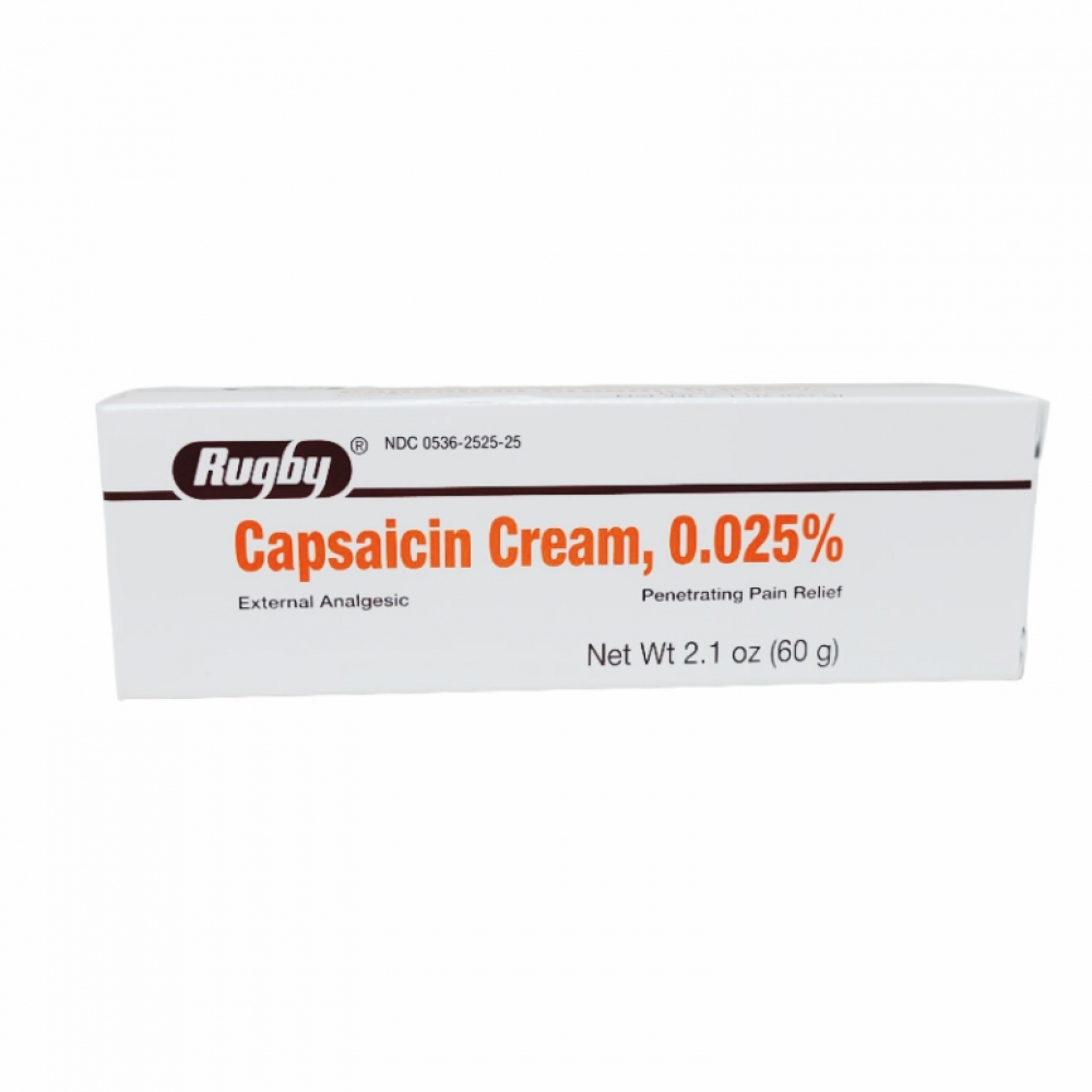 Crema de capsaicina 0.025% Rugby (60 g / 2.1 oz) | Supermarket 23 es ...