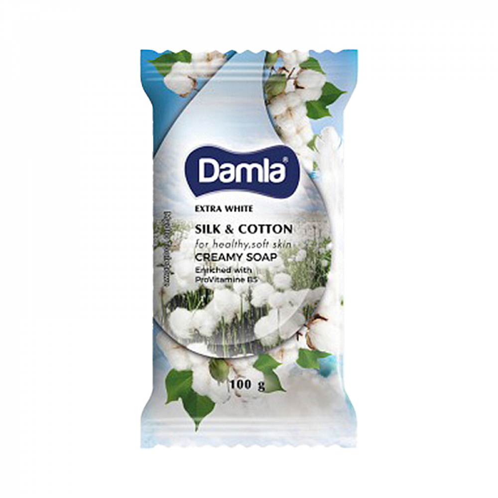 Damla Silk and Cotton Extra White Creamy Soap (100 g / 3.53 oz ...