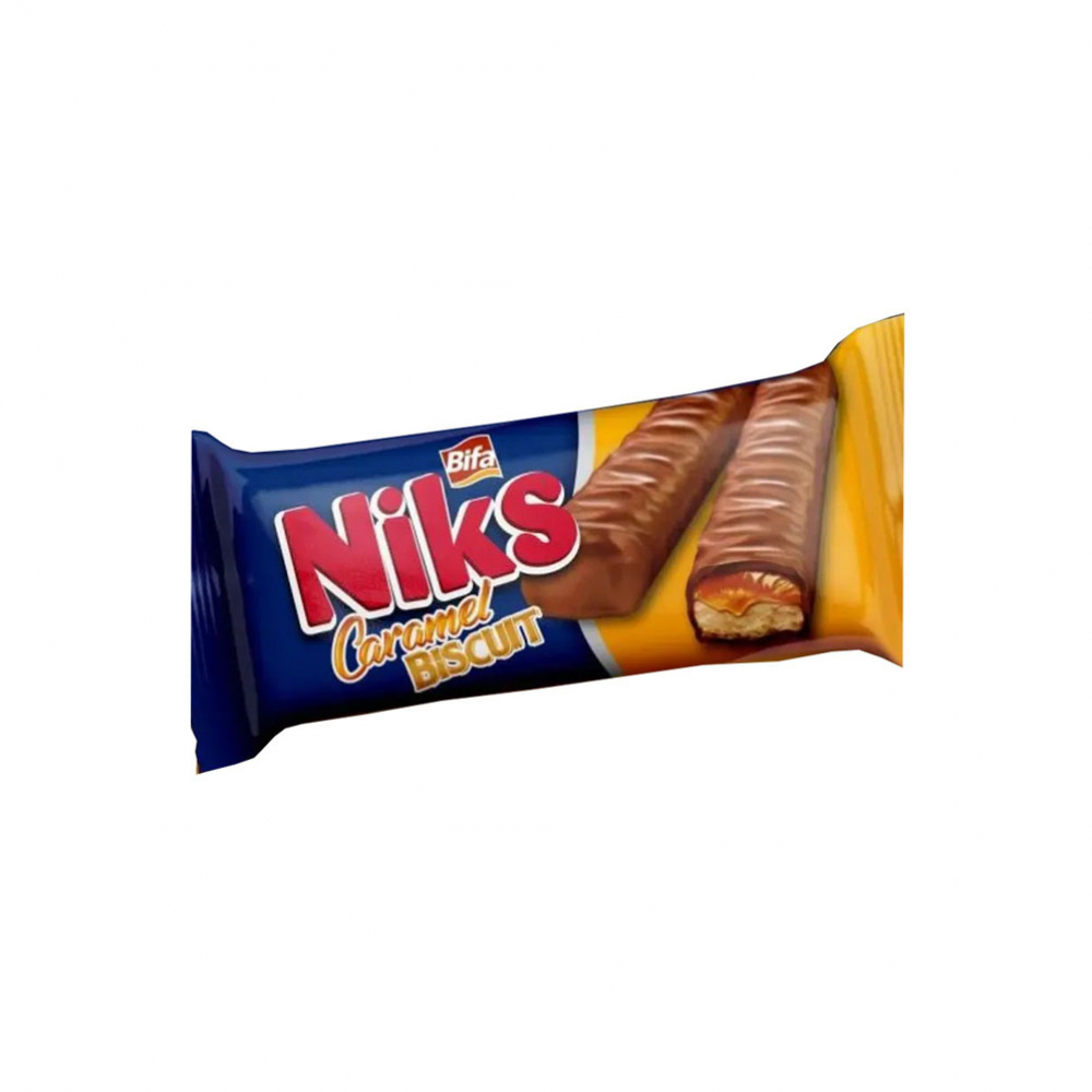 Bifa Niks chocolate covered caramel cookie (41 g / 1.44 oz) | Online ...