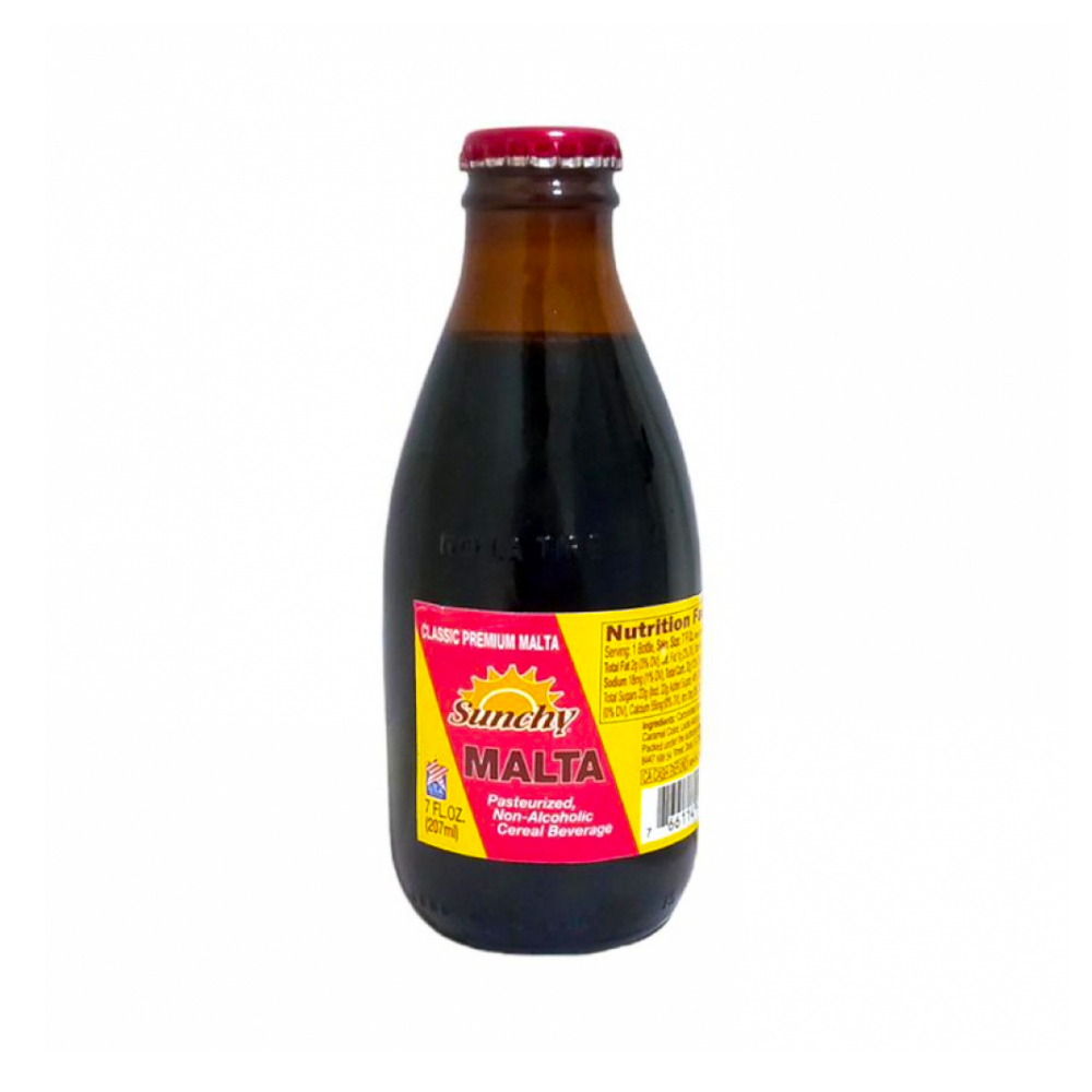 Malta en botella Sunchy (207 ml / 7 fl oz) | Supermarket 23 es una ...