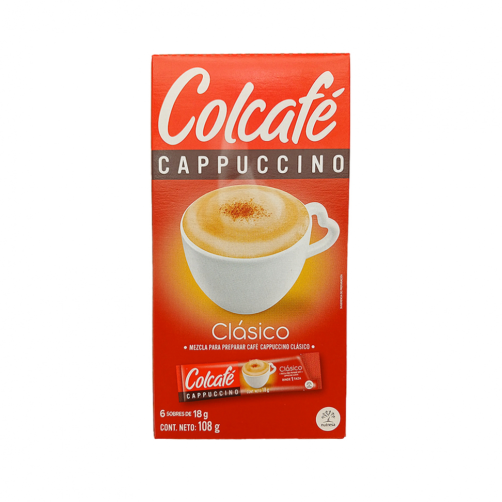 Capuccino sabor Clásico Colcafé (108 g / 3.8 oz) | Supermarket 23 es ...