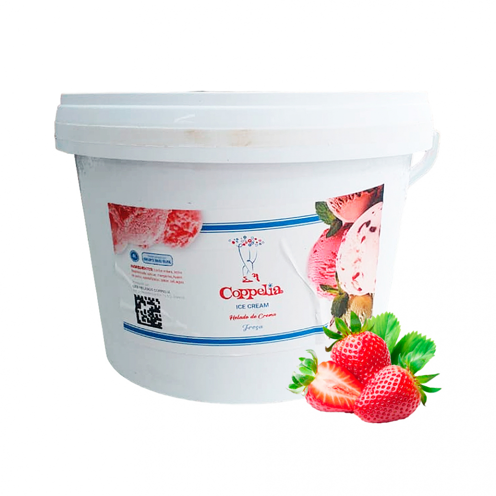 Helado de crema sabor fresa Coppelia (4 L) | Supermarket 23 es una ...