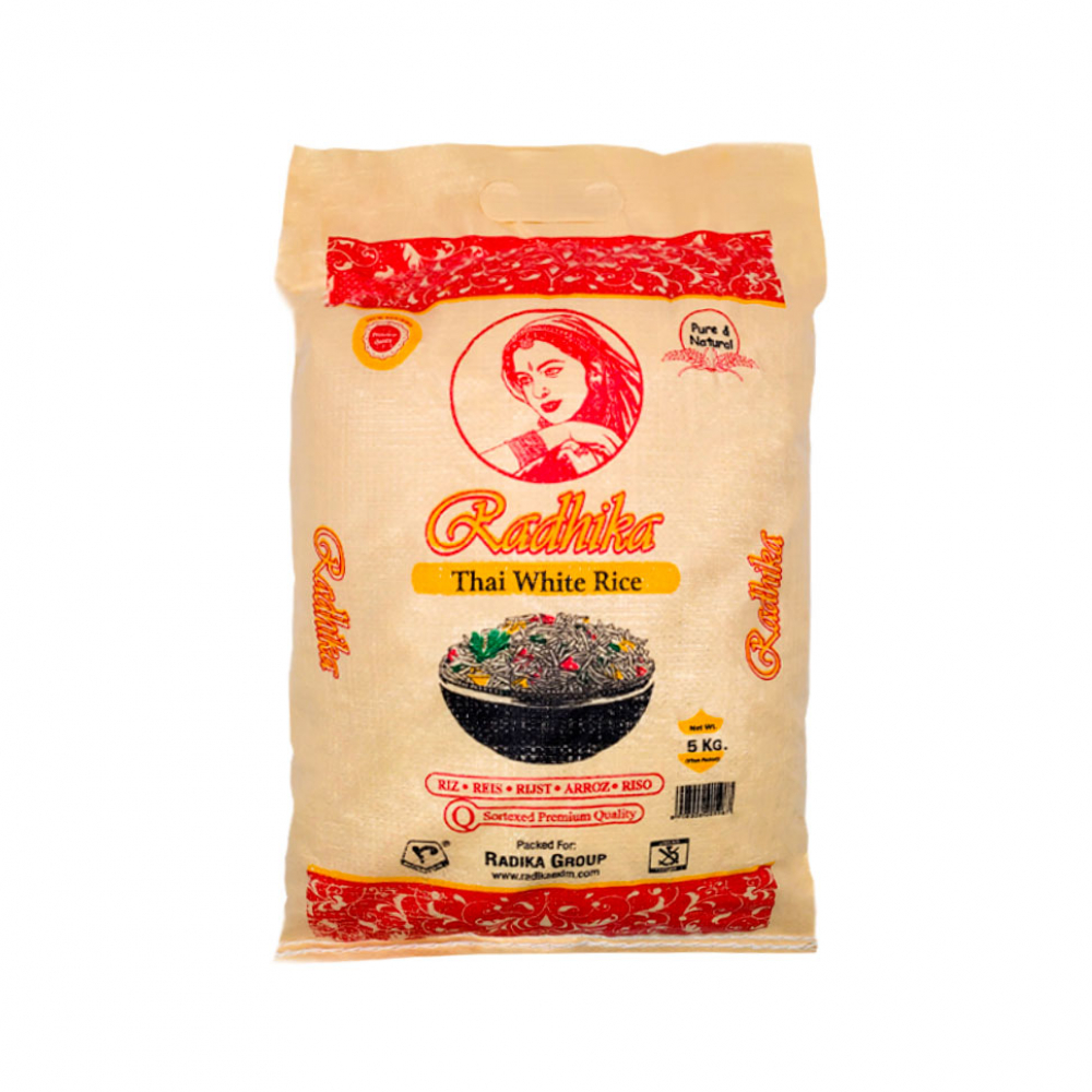 Thai White Rice Radhika Rice (5 kg / 11 lb) | Online Agency to Buy and ...