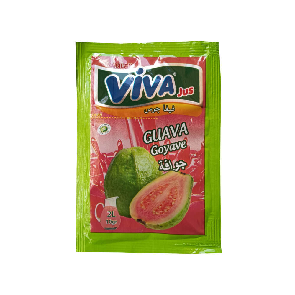 Refresco instantáneo sabor guayaba Viva Jus (10 g) | Supermarket 23 es ...