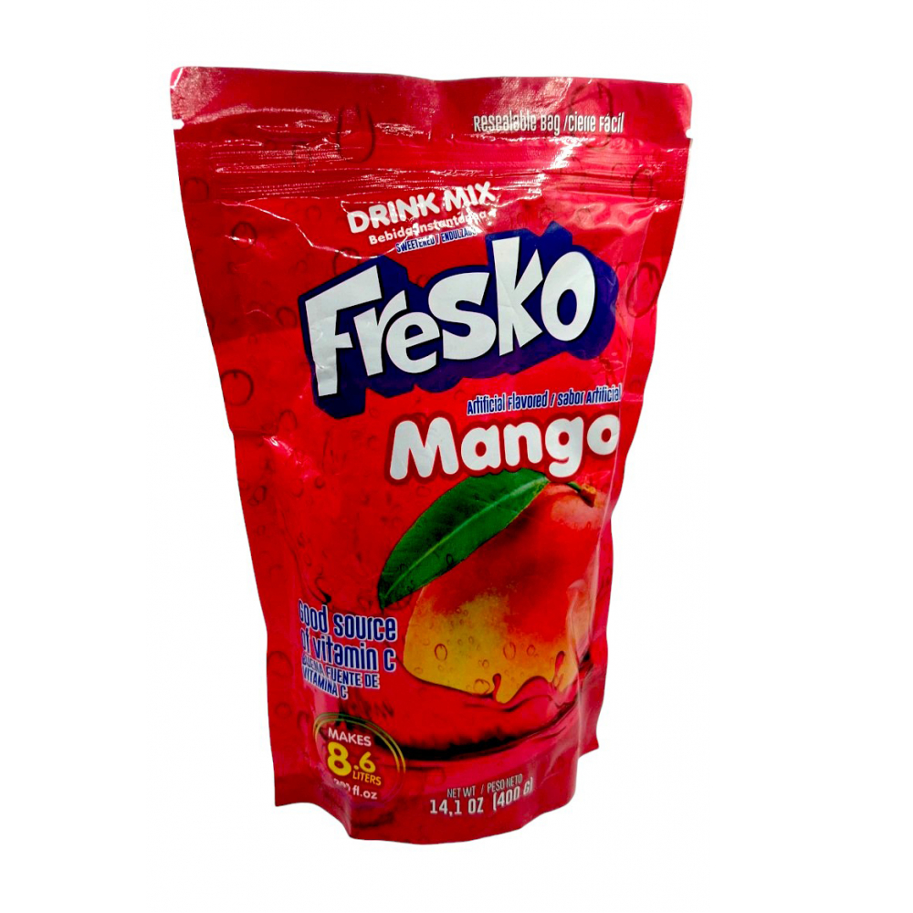 Refresco instantáneo sabor mango Fresko (400 g / 14.1 oz) | Supermarket ...
