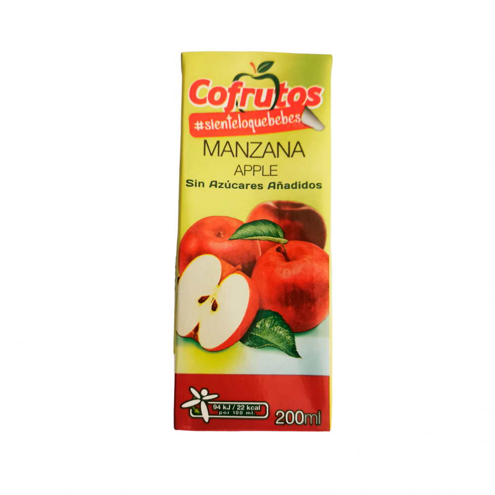 CompreMarket - Jugo de manzana Cofrutos (200 ml)