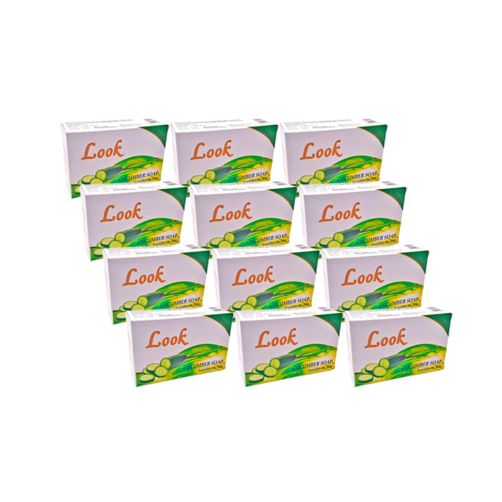 Look Cucumber toilet soap (12 x 75 g / 2.65 oz) | Online Agency to Buy ...