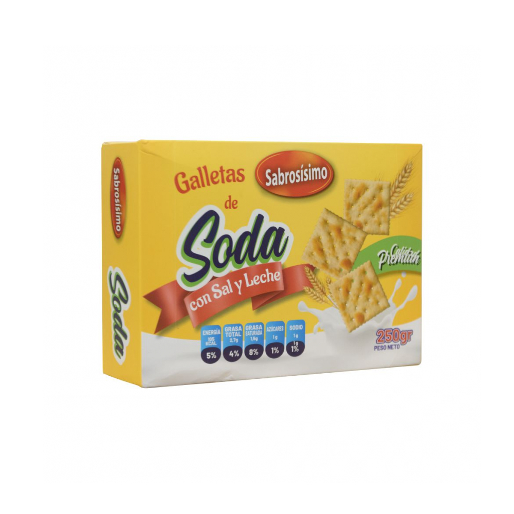 Galletas de soda con sal Sabrosísimo (250 g / 8.81 oz) | Supermarket 23 ...