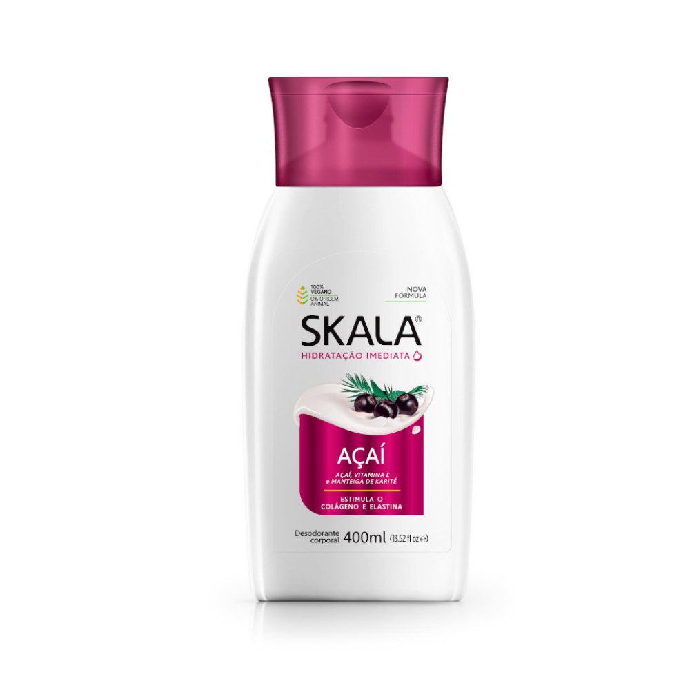 Desodorante hidratante corporal con acaí Skala (400 ml) | Supermarket ...