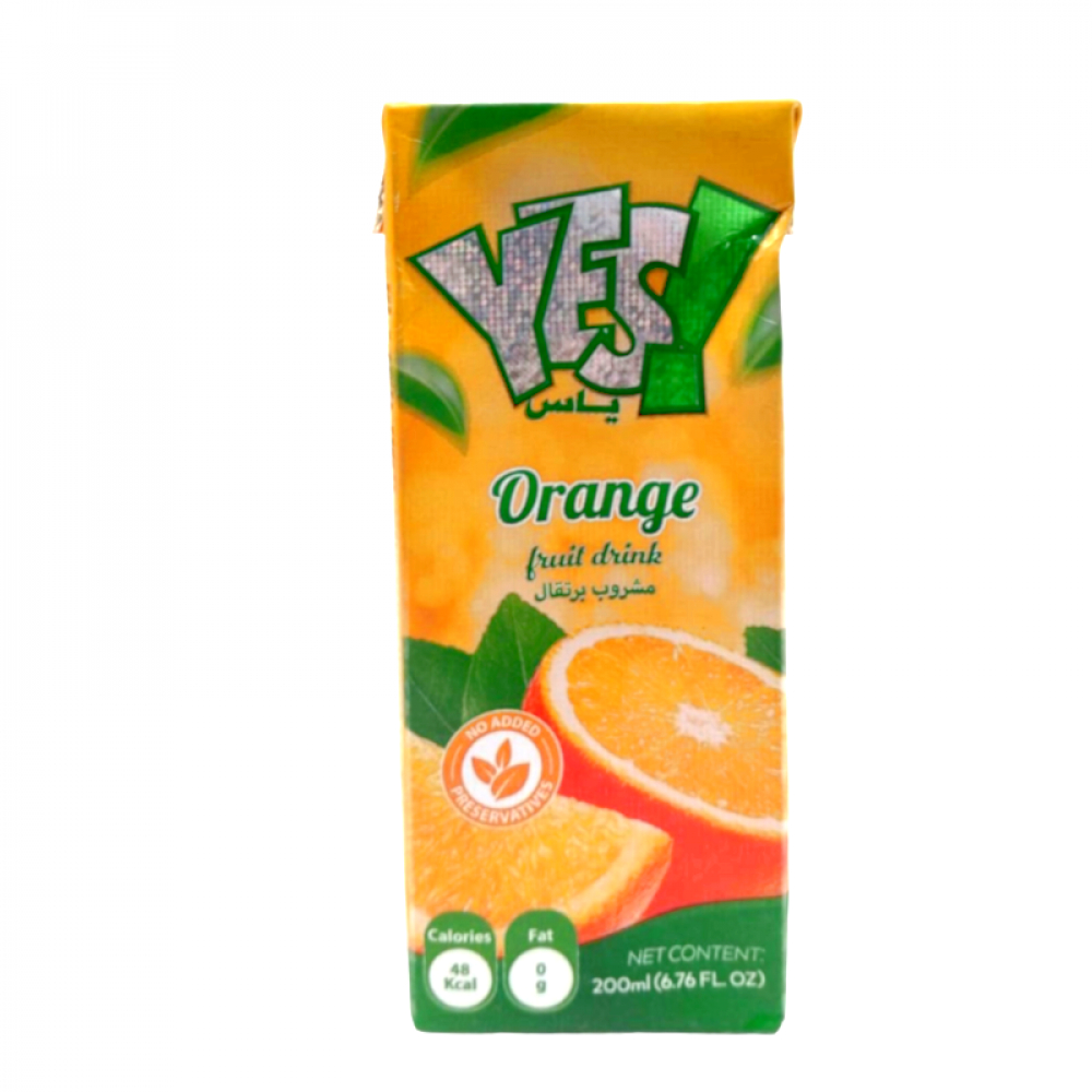 Yes orange juice (200 ml) | Online Agency to Buy and Send Food, Meat ...