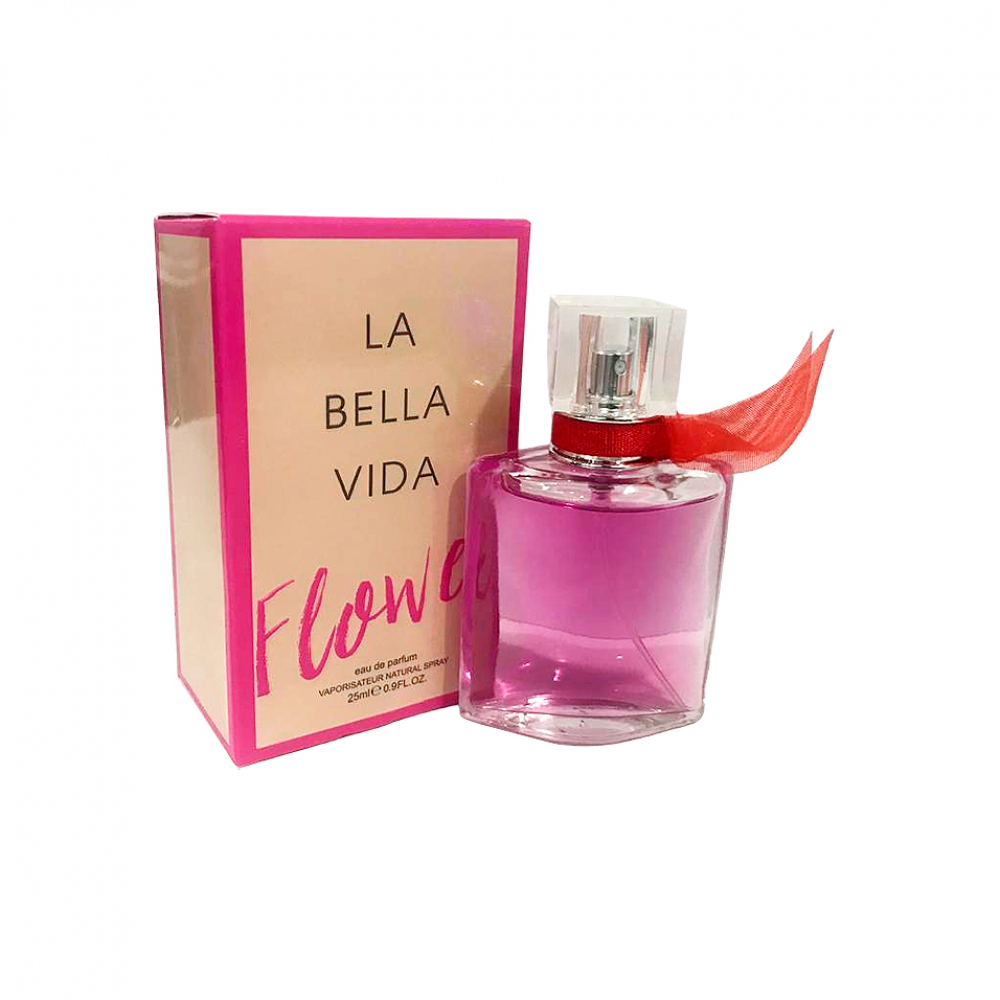 Eau de parfum para mujer con spray La Bella Vida Flower (25 ml ...