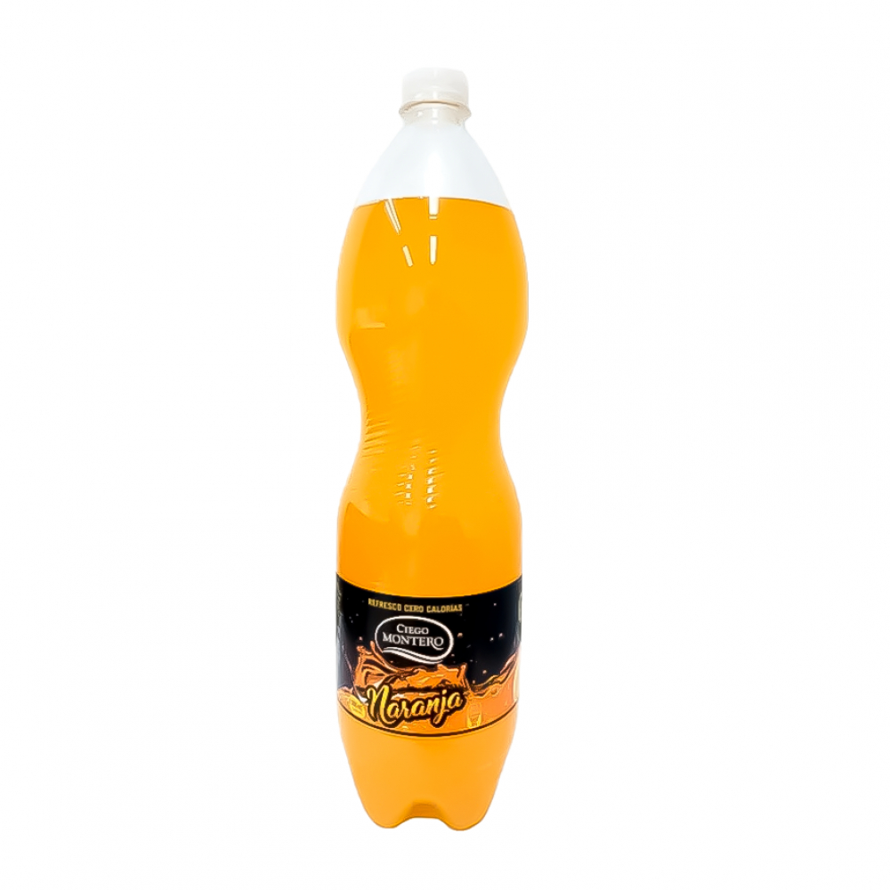 Refresco sabor naranja cero calorías Ciego Montero (1500 ml ...
