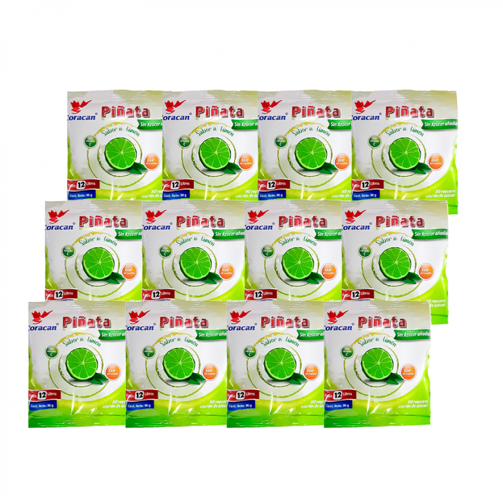 Refresco instantáneo sabor limón Piñata (12 x 90 g / 3.17 oz ...